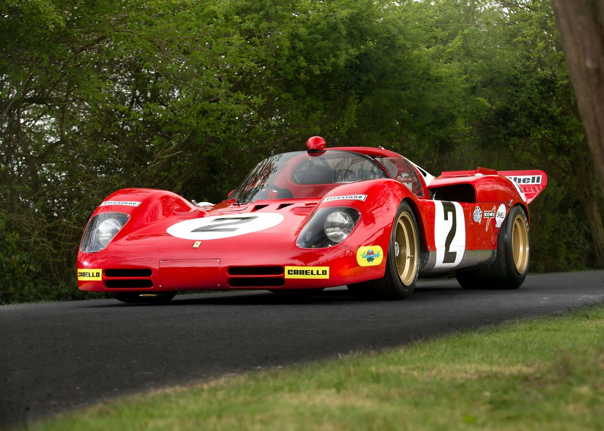 '1970 Ferrari 512 S' Poster, picture, metal print, paint by Retro ...