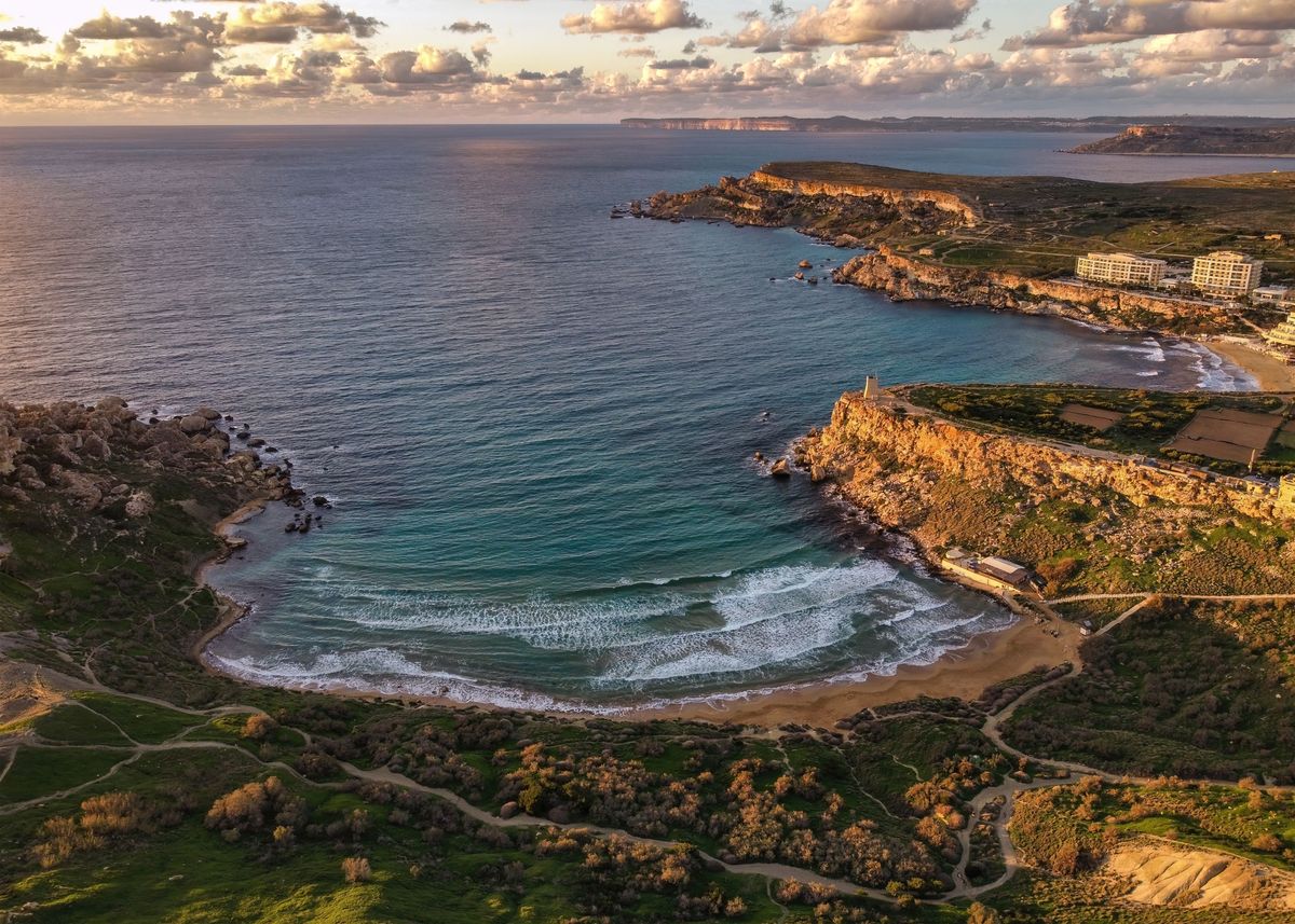 'Sunset At Riviera Bay' Poster, picture, metal print, paint by Florian ...