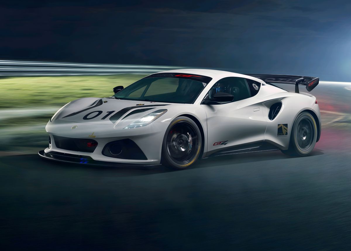 'Lotus Emira GTA' Poster, picture, metal print, paint by Horror Cars ...