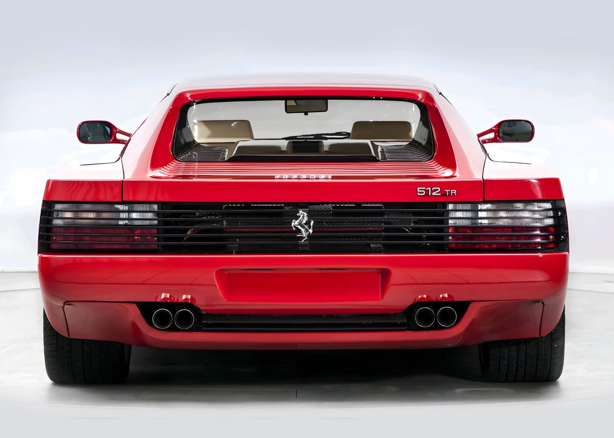 '1991 Ferrari 512 TR' Poster, picture, metal print, paint by Retro Wave ...
