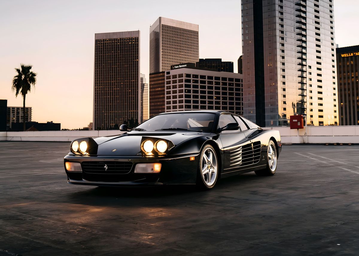 '1991 Ferrari 512 TR' Poster, picture, metal print, paint by Retro Wave ...