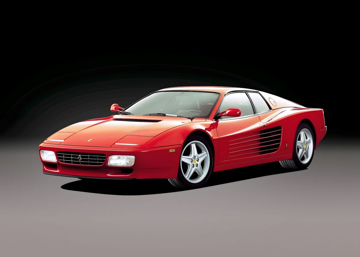 '1991 Ferrari 512 TR' Poster, picture, metal print, paint by Retro Wave ...