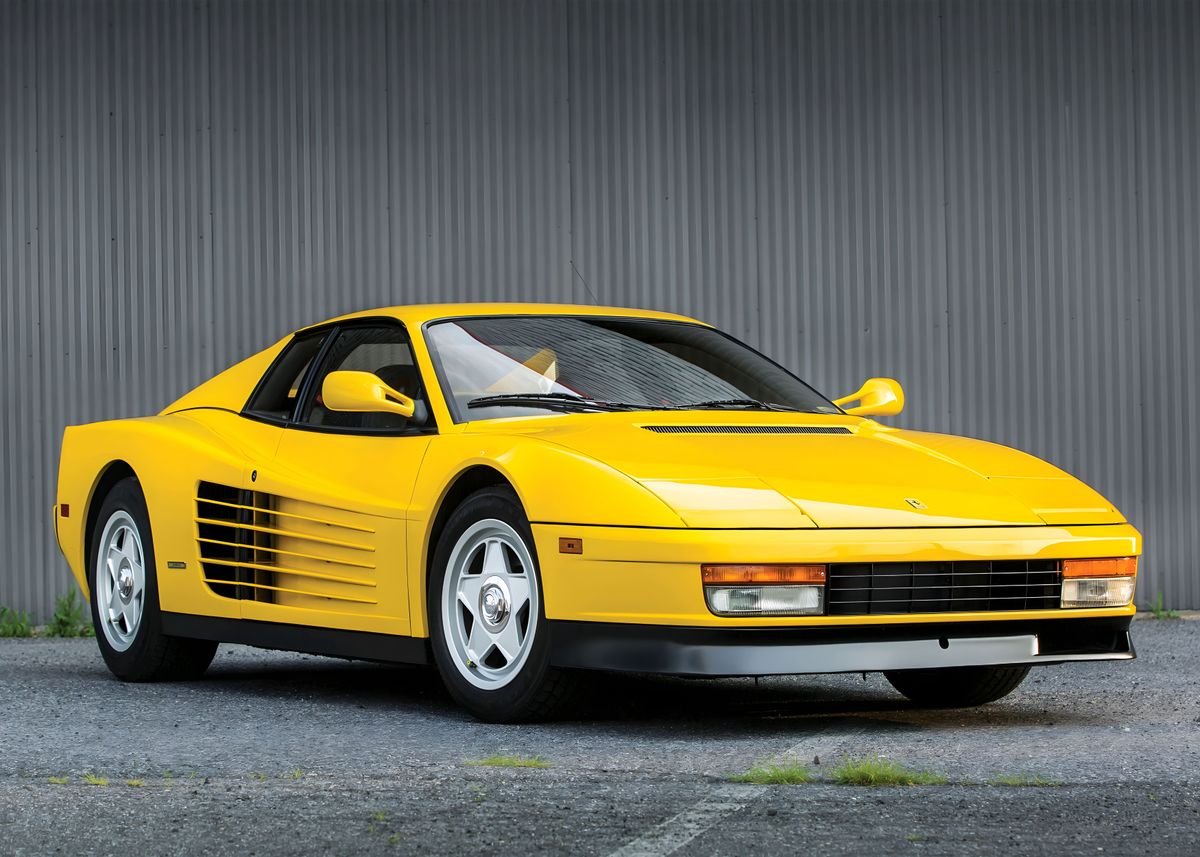 '1984 Ferrari Testarossa' Poster, picture, metal print, paint by Retro ...