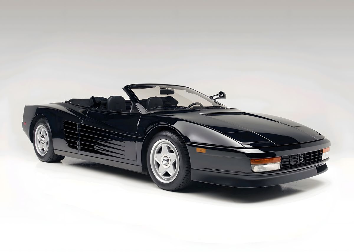 '1986 Ferrari Testarossa ' Poster, picture, metal print, paint by Retro ...