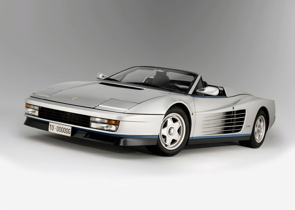 '1986 Ferrari Testarossa ' Poster, picture, metal print, paint by Retro ...
