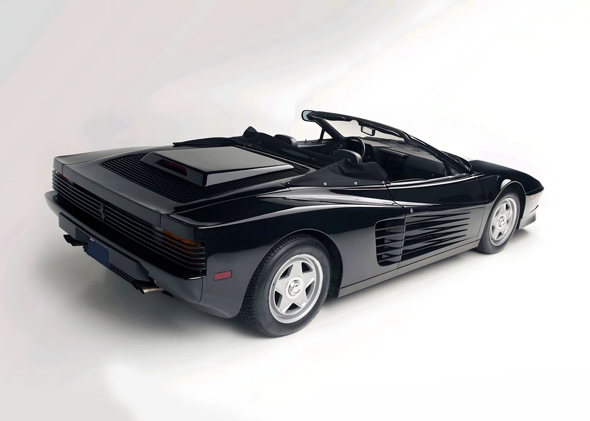 '1986 Ferrari Testarossa ' Poster, picture, metal print, paint by Retro ...