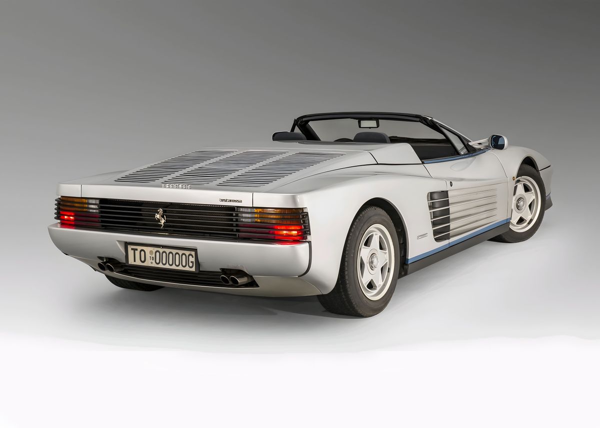 '1986 Ferrari Testarossa ' Poster, picture, metal print, paint by Retro ...