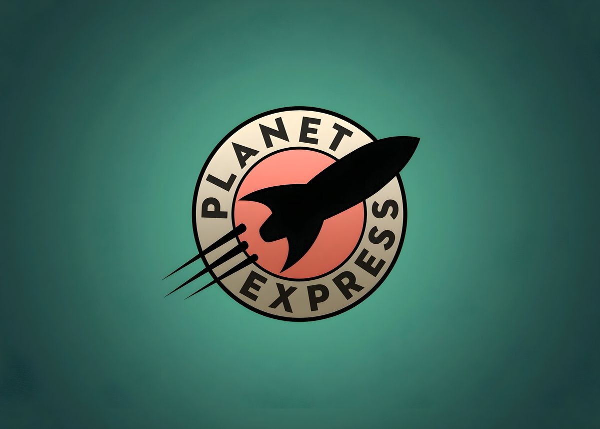 'Futurama Planet Express' Poster, picture, metal print, paint by ...