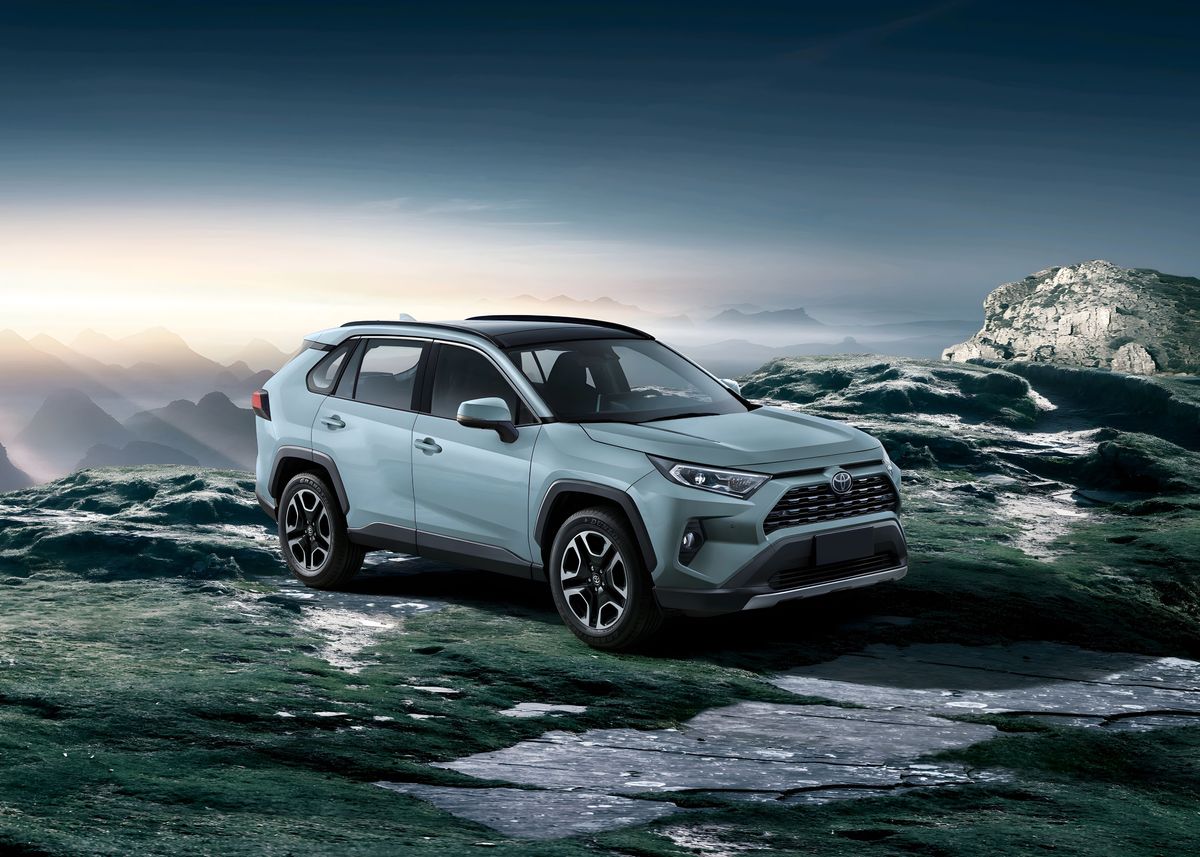 'Toyota RAV4' Poster, picture, metal print, paint by To Giyanto | Displate