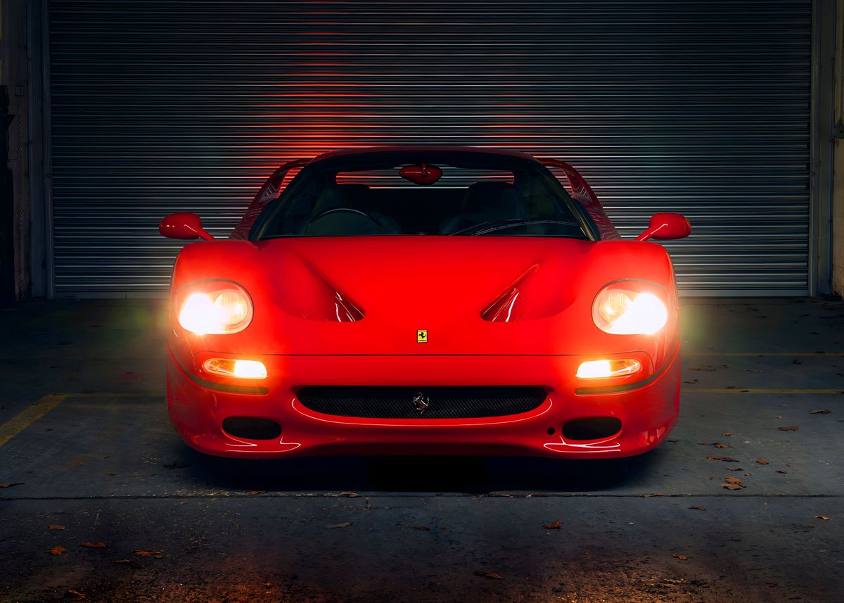 '1995 Ferrari F50' Poster, picture, metal print, paint by Retro ...