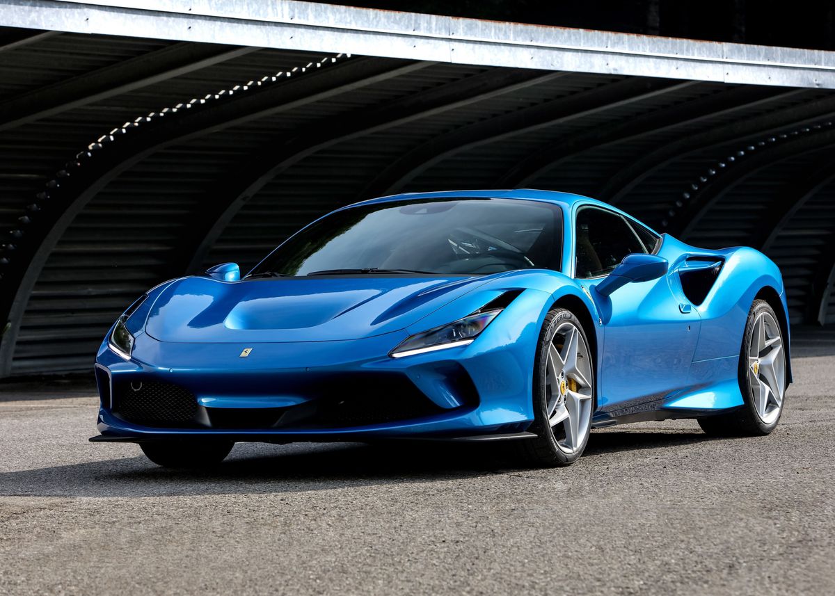 'Ferrari F8 Tributo' Poster, picture, metal print, paint by To Giyanto ...