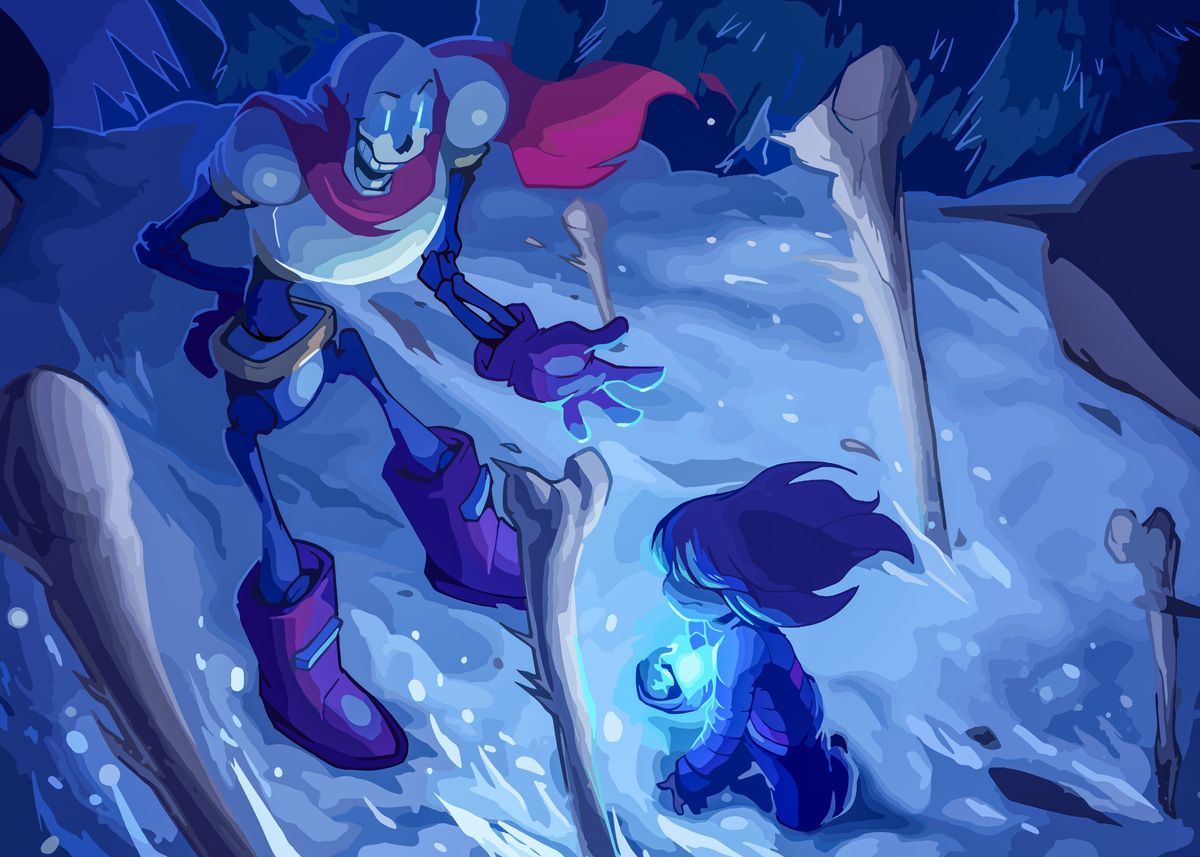 'Undertale' Poster, picture, metal print, paint by Quinle | Displate