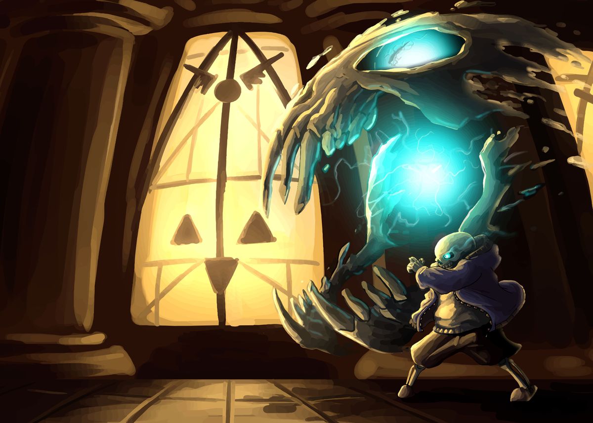 'Undertale' Poster, picture, metal print, paint by Quinle | Displate