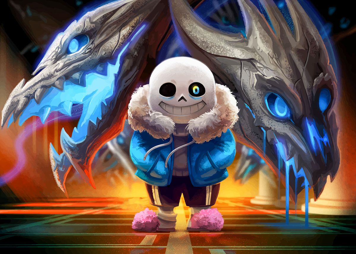 'Undertale' Poster, picture, metal print, paint by Quinle | Displate