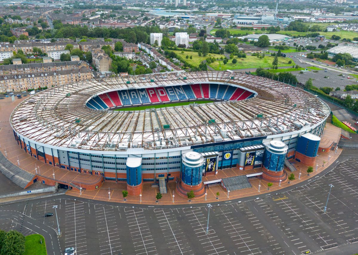 'Hampden Park Scotland' Poster, picture, metal print, paint by Airpower ...