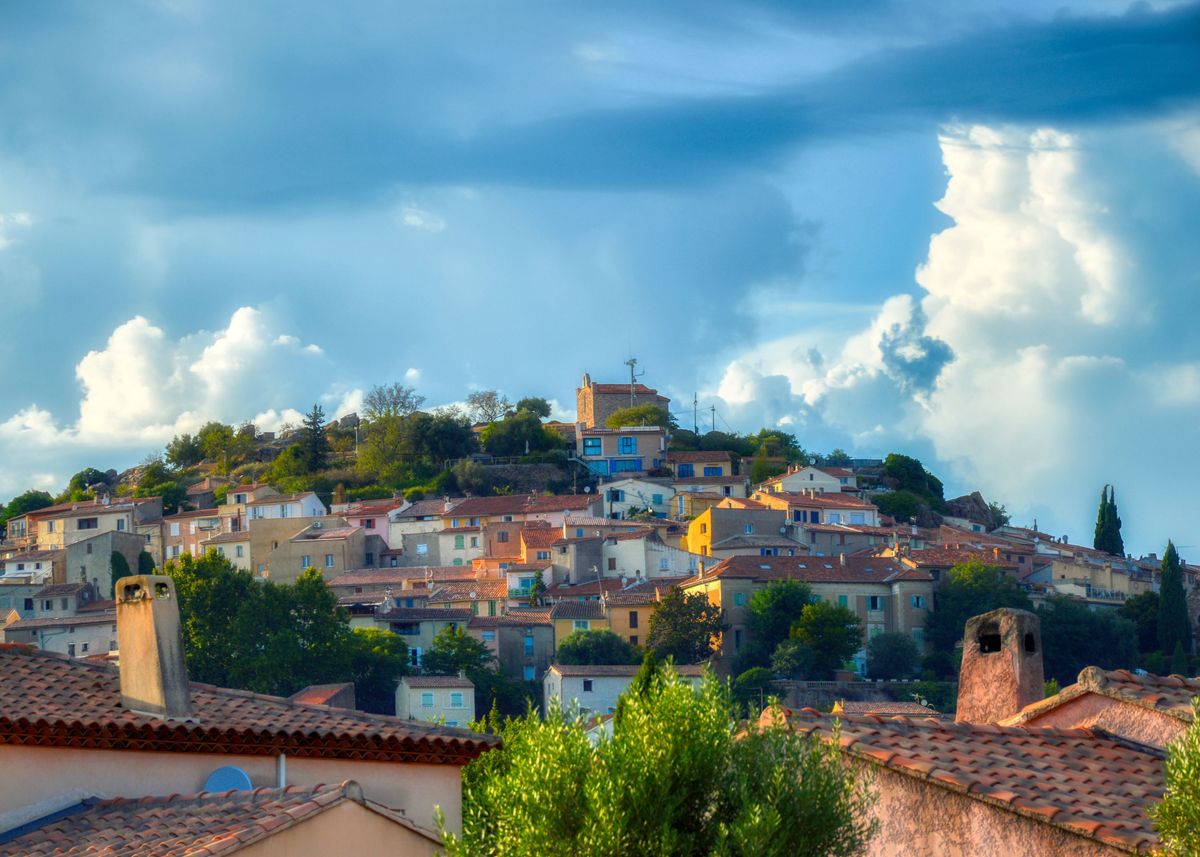 'Pierrefeu Du Var' Poster by GregPics | Displate