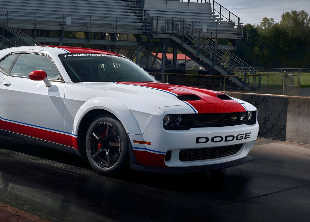 'Dodge Challenger SRT ' Poster by Horror Cars | Displate