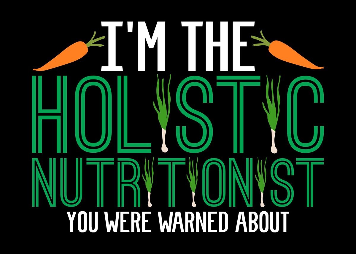 'Holistic Nutrition Joke' Poster, picture, metal print, paint by ...