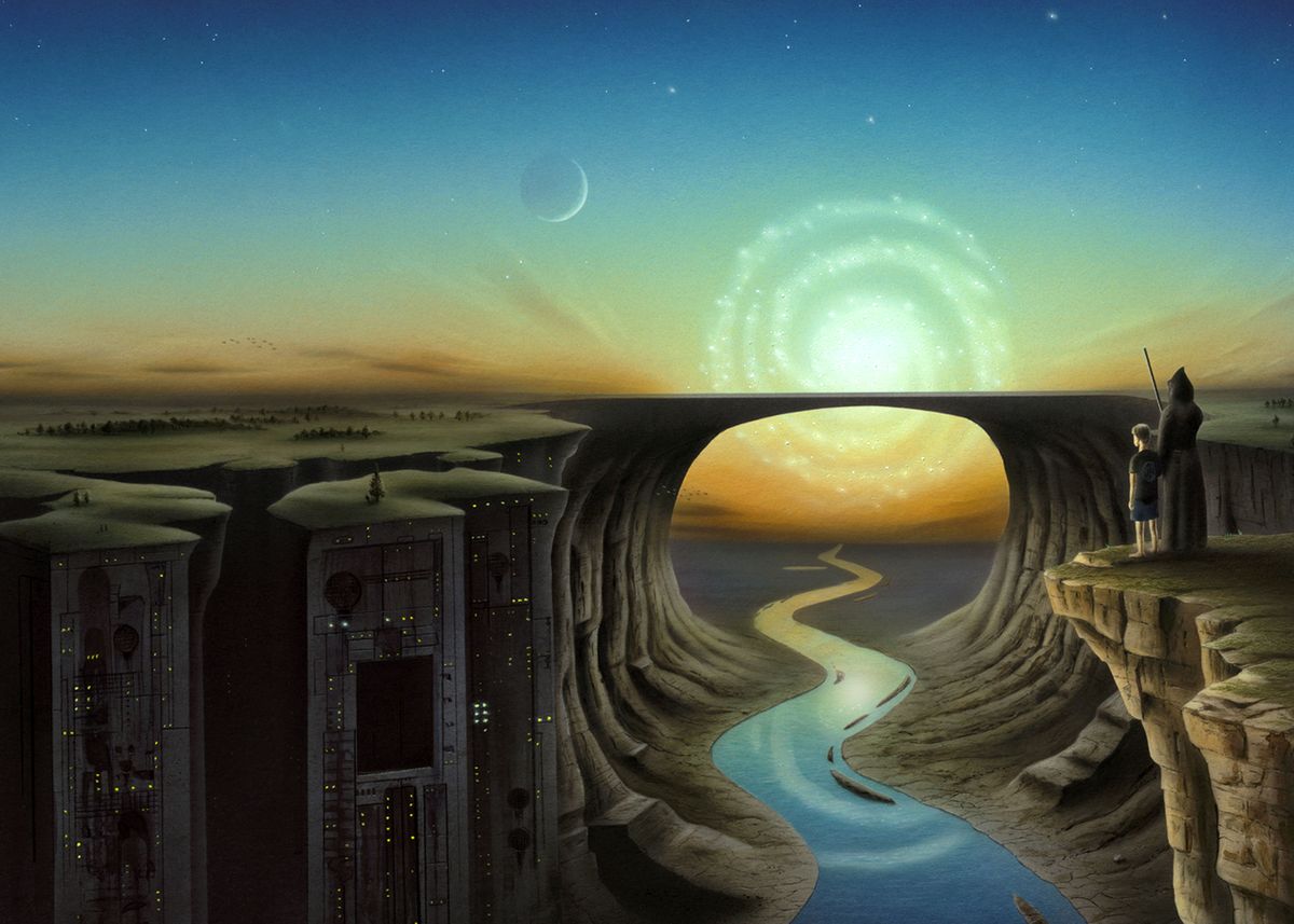 'Cosmic Intuition' Poster, picture, metal print, paint by Rainer ...