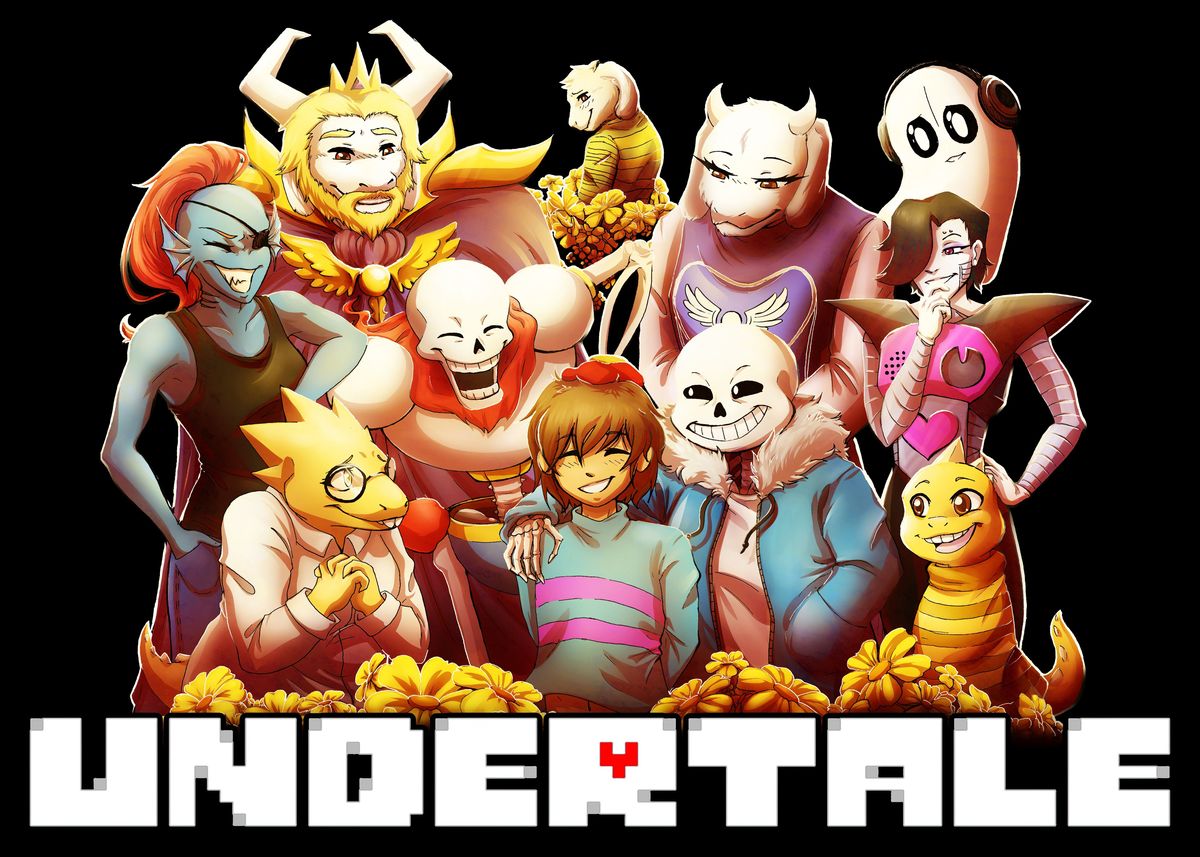 'undertale game' Poster, picture, metal print, paint by lionel messi ...