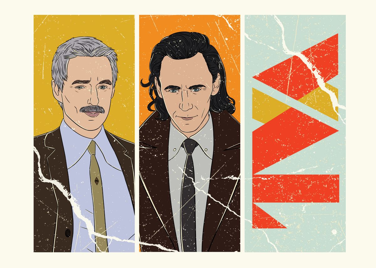 'TVA Mobius' Poster, picture, metal print, paint by Marvel | Displate