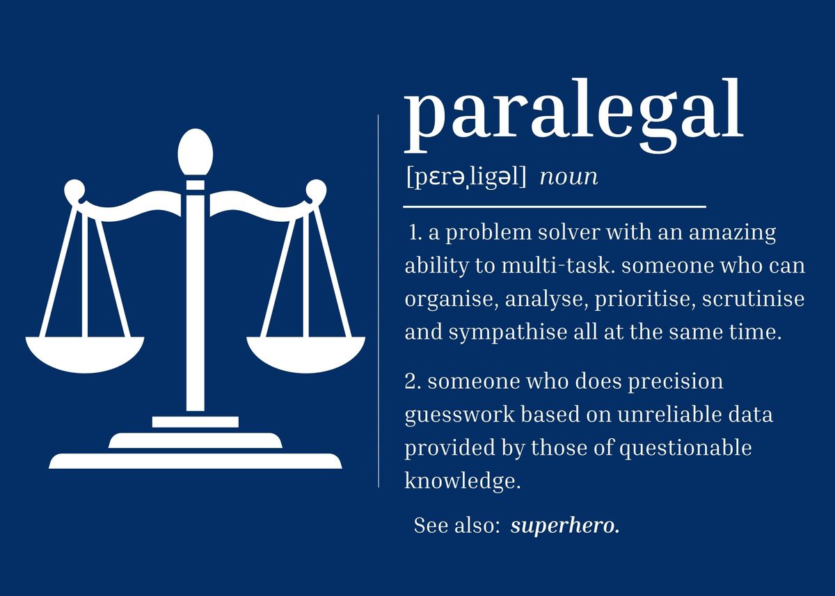 'paralegal definition ' Poster, picture, metal print, paint by teehowa ...