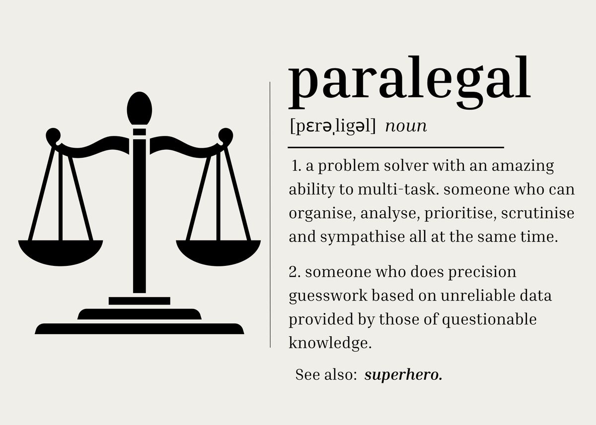 'paralegal definition ' Poster, picture, metal print, paint by teehowa ...