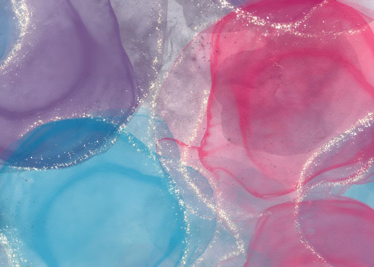 'Watercolor Background' Poster, picture, metal print, paint by Ydha ...