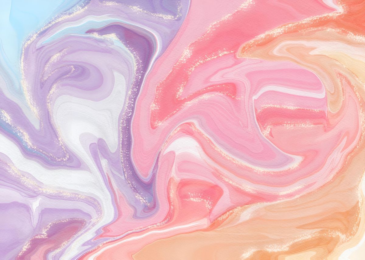 'Watercolor Background' Poster, picture, metal print, paint by Ydha ...