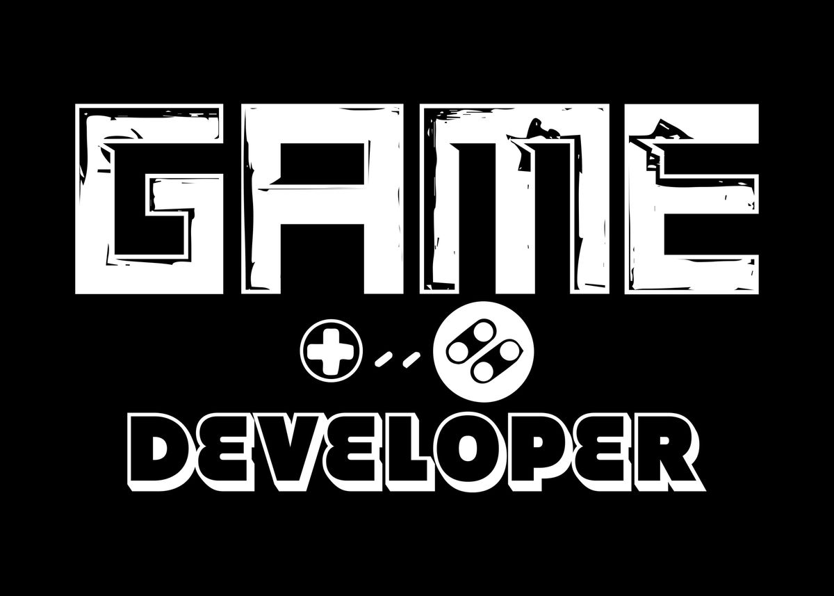 'Game Programmer Developer' Poster by DesignatedDesigner | Displate