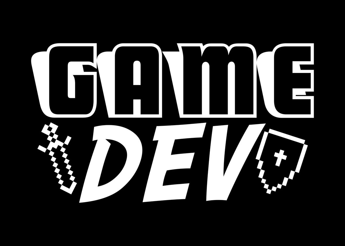 'Game Developer Programmer' Poster, picture, metal print, paint by ...