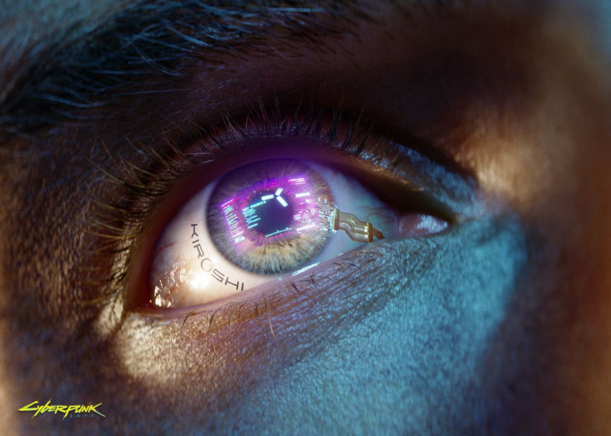 'Cyber Eyes' Poster, picture, metal print, paint by Cyberpunk 2077 ...