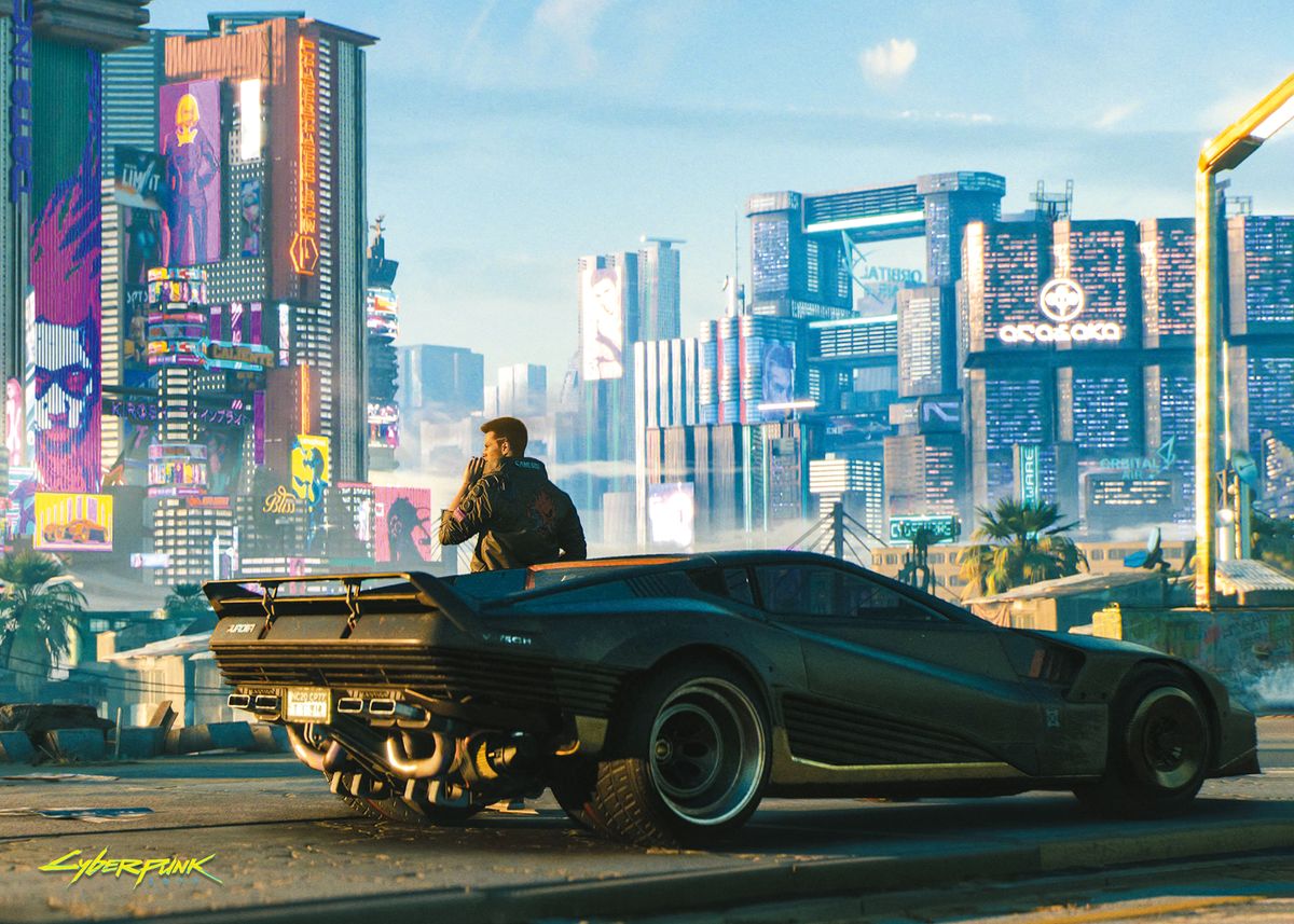 'Quadra Turbo' Poster, picture, metal print, paint by Cyberpunk 2077 ...