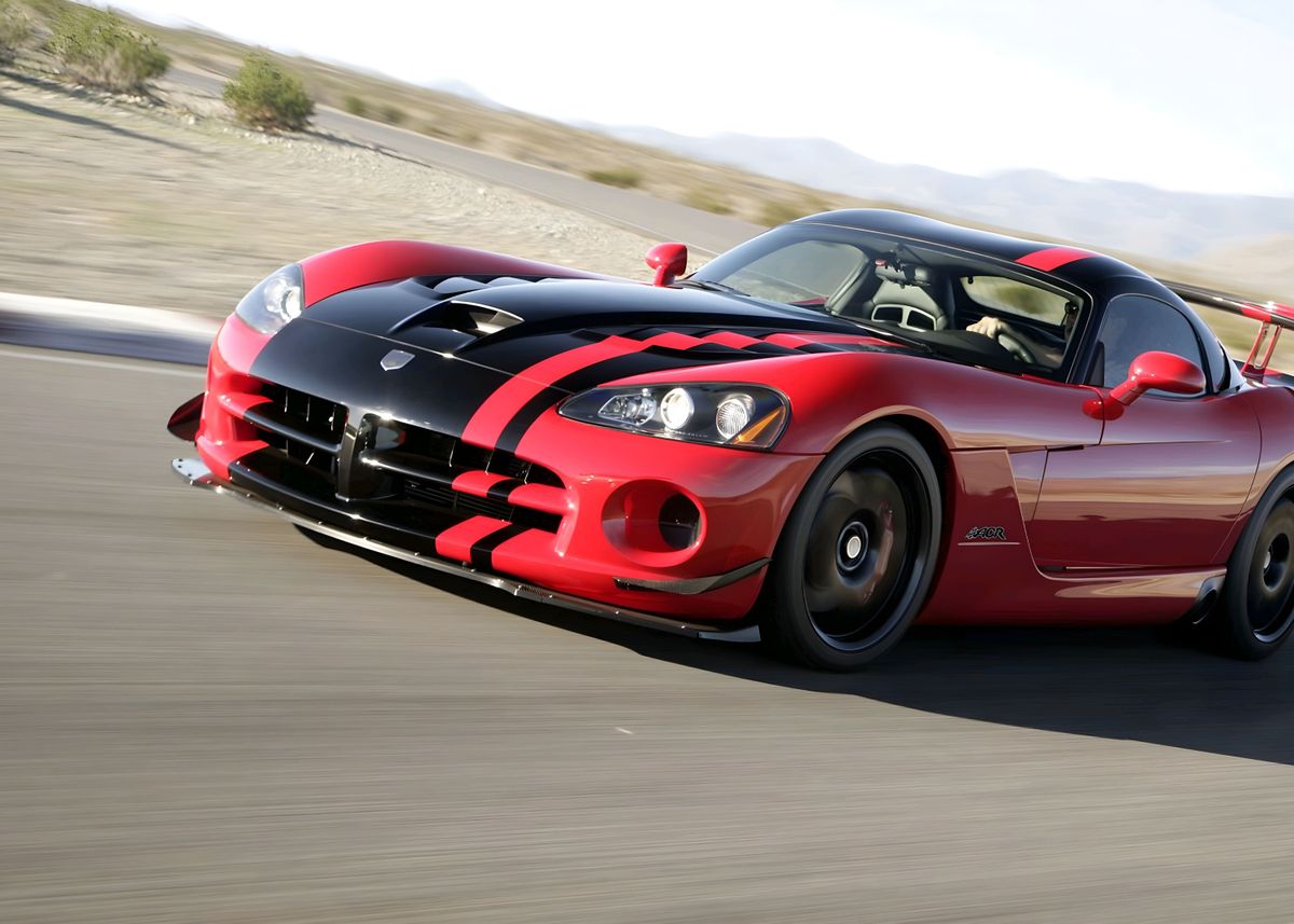'Dodge Viper SRT ' Poster, picture, metal print, paint by auto cars ...