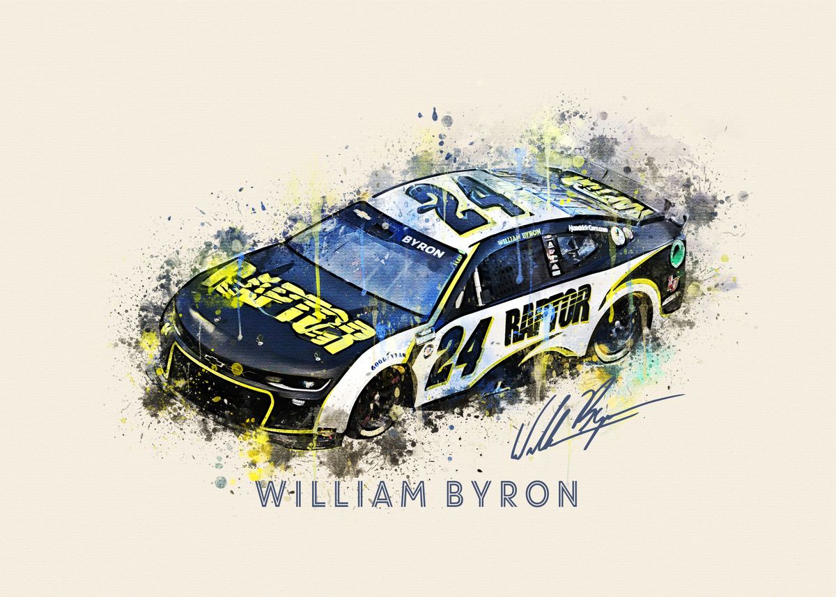 'William Byron' Poster, picture, metal print, paint by ru ke | Displate