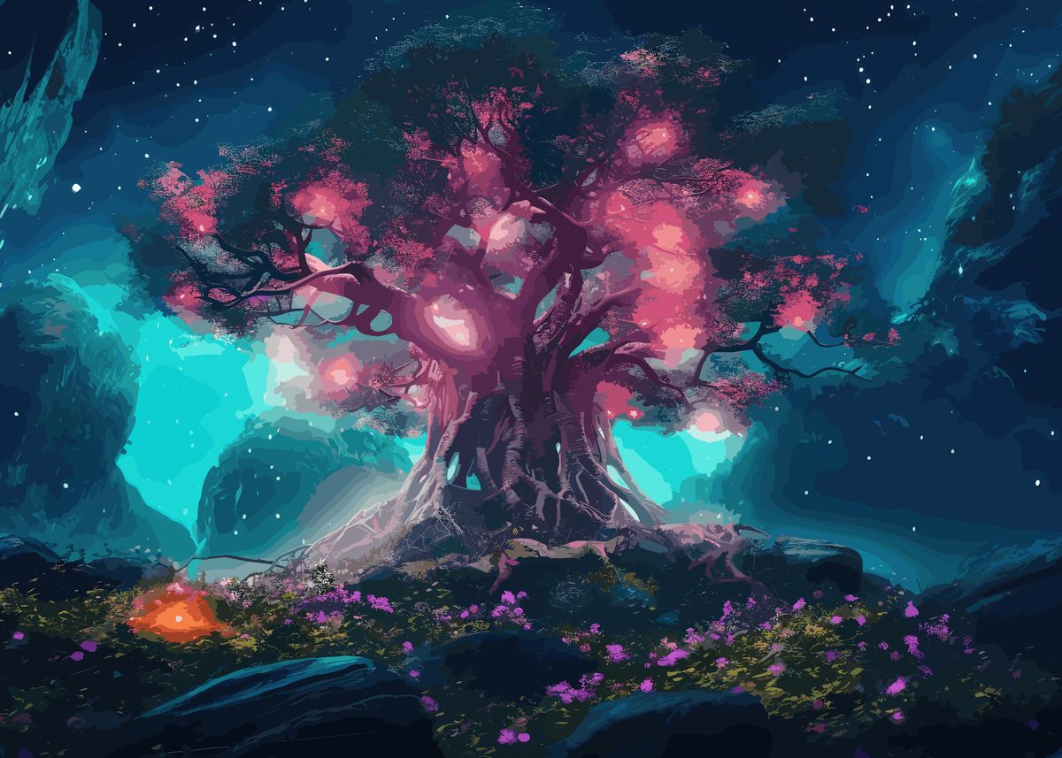 'Magical tree' Poster by Ali Jane | Displate