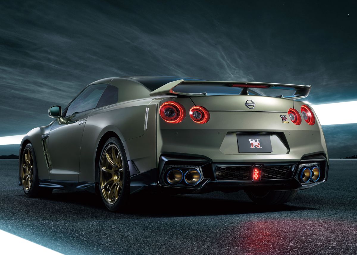 'Nissan GTR R35' Poster, picture, metal print, paint by Jason HCK | Displate