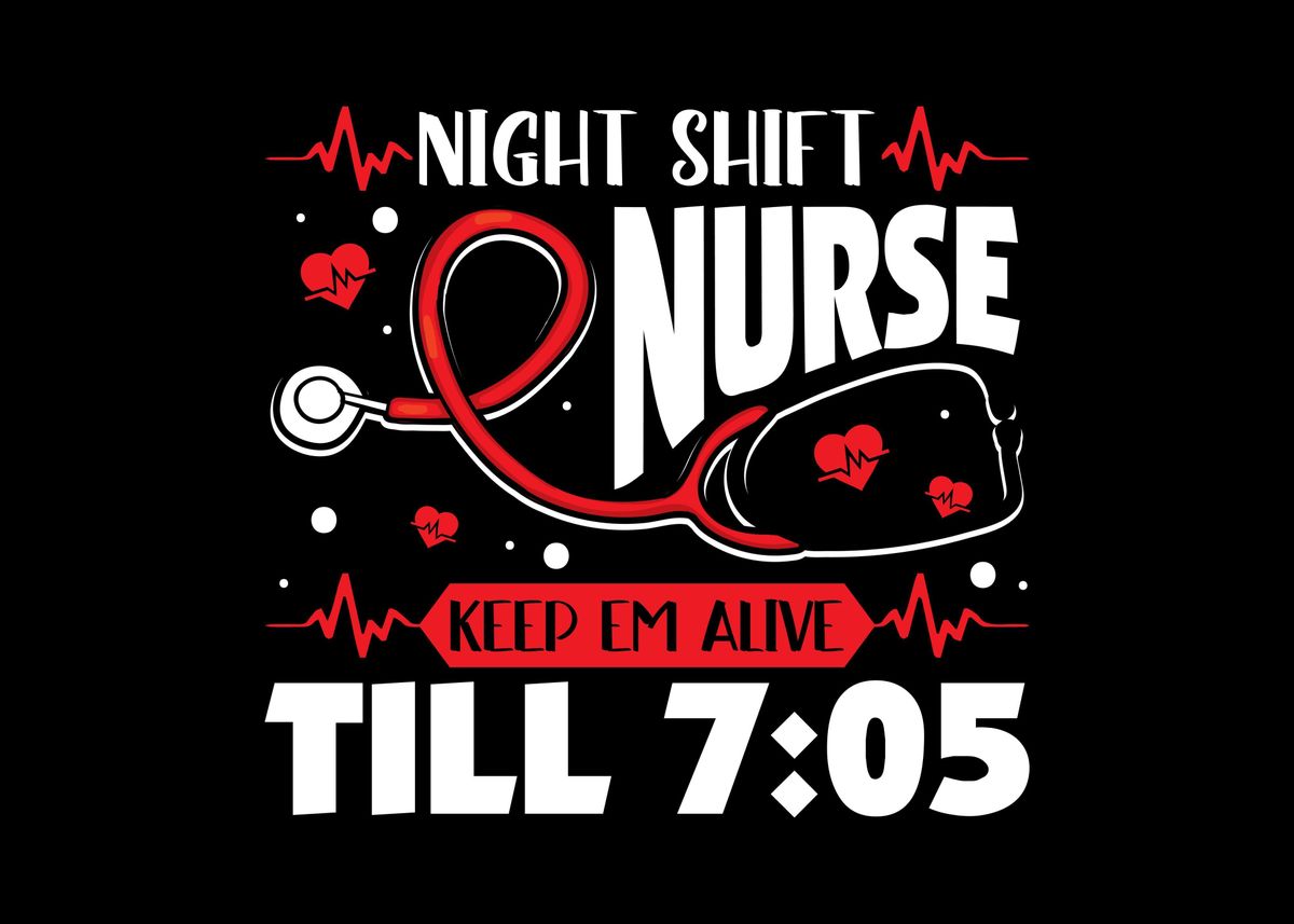 'Night Shift Nurse' Poster, picture, metal print, paint by Sebastian ...