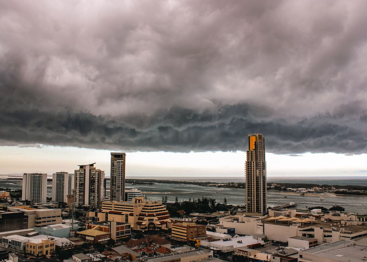 'Storm Clouds' Poster, picture, metal print, paint by Ingrid Nagy ...