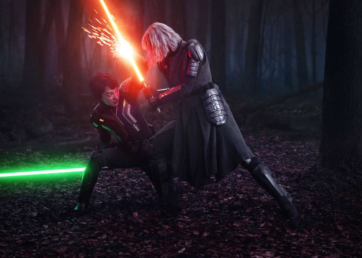'Fallen Jedi: 7' Poster, picture, metal print, paint by Star Wars ...