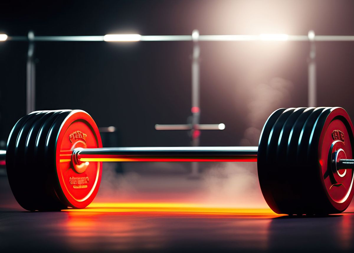 'GYM Body Sport robust' Poster, picture, metal print, paint by Mia 2 ...