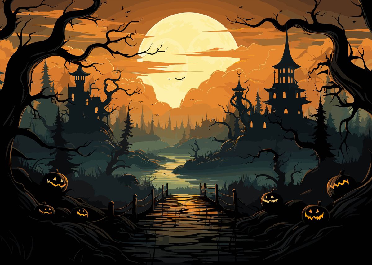 'Landscape Scenery' Poster by Revan Maulana | Displate