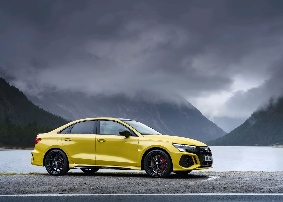 'Audi RS3' Poster, picture, metal print, paint by Misya Vad | Displate