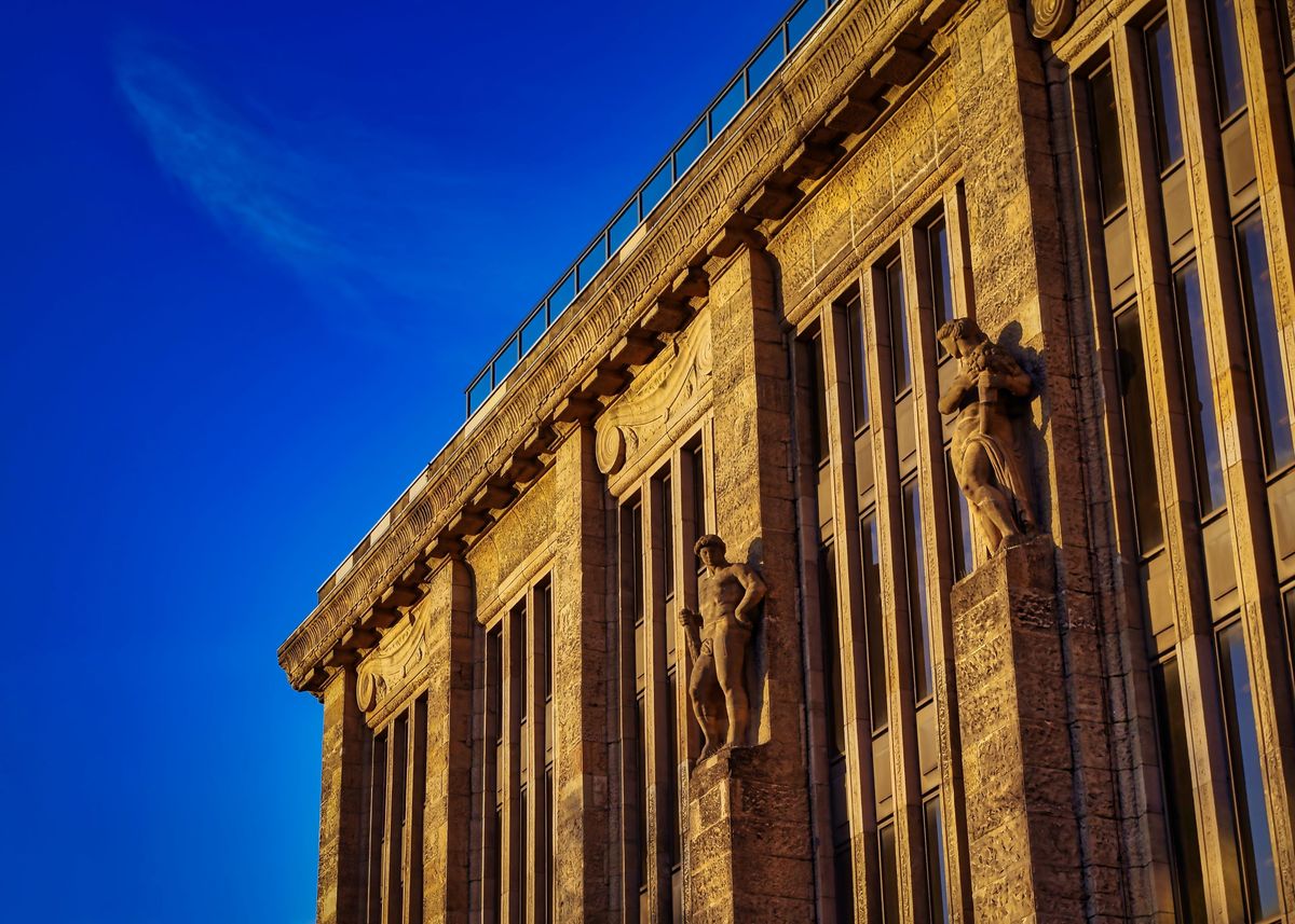 'Splendid Evening Glow' Poster, picture, metal print, paint by stiller ...