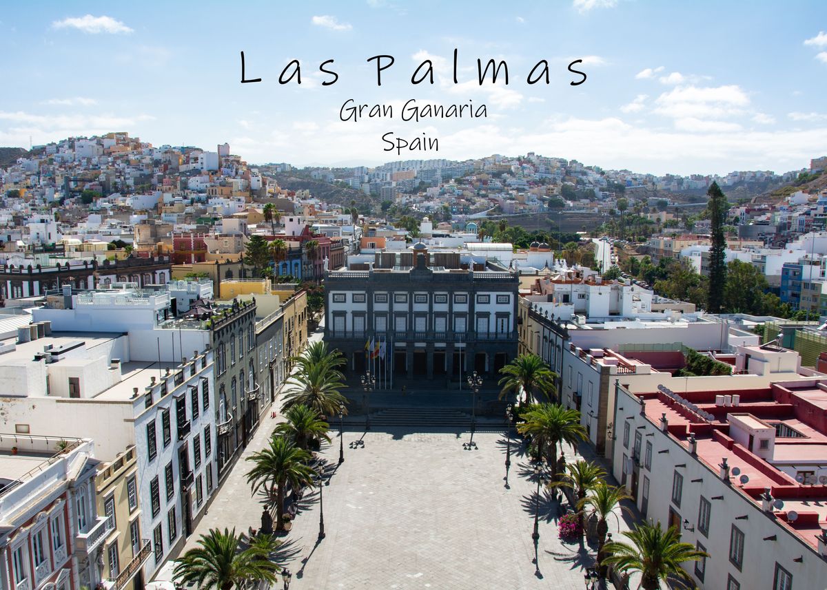'Las Palmas ' Poster, picture, metal print, paint by Claudia Evans ...