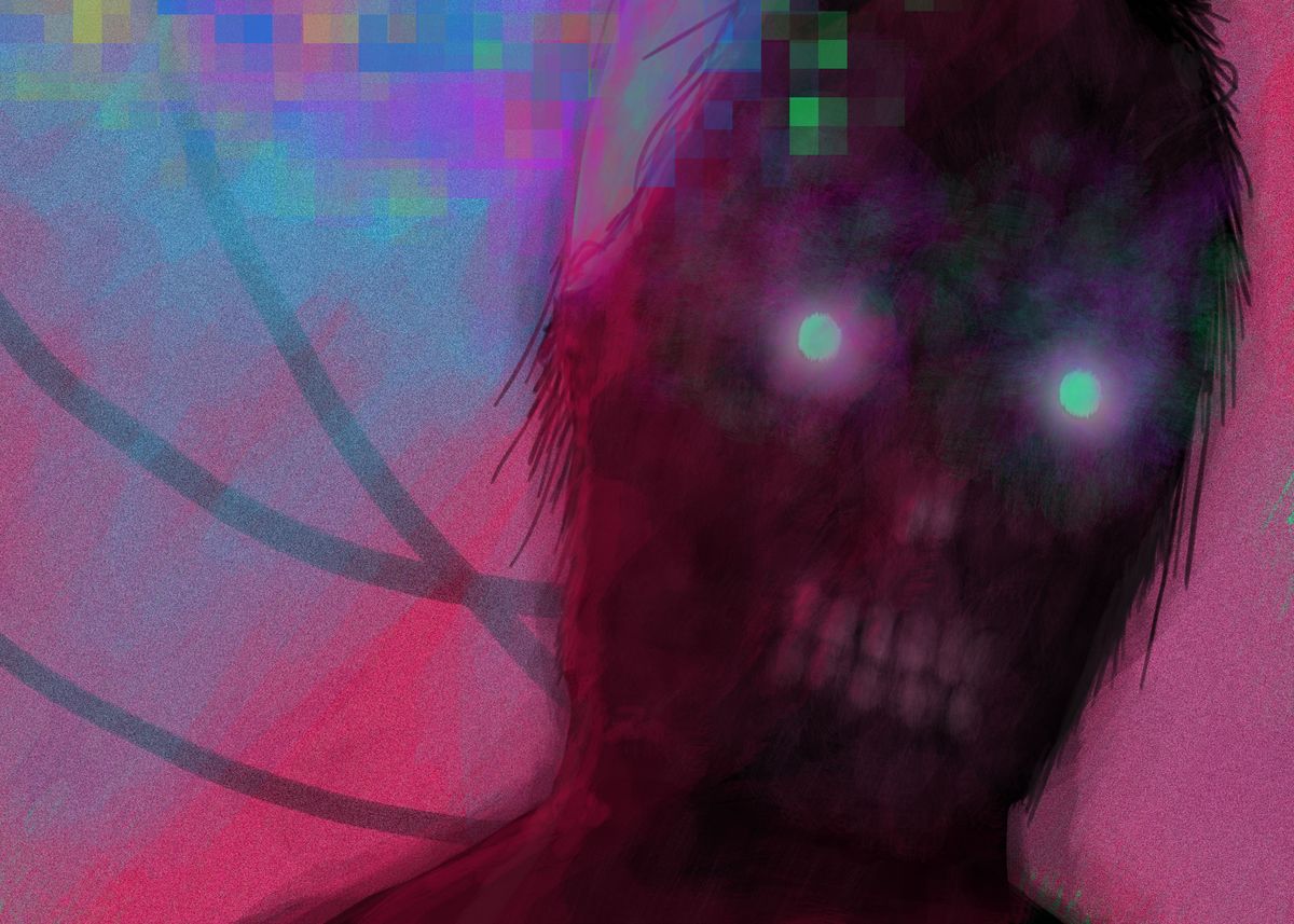 'No face' Poster, picture, metal print, paint by Mayolle Thibaut | Displate