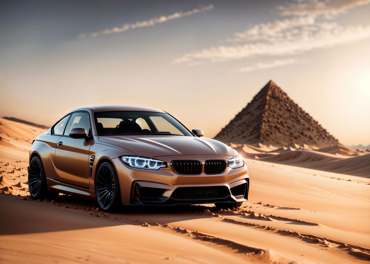 'BWM Tuning Car' Poster, picture, metal print, paint by DervlexArt ...