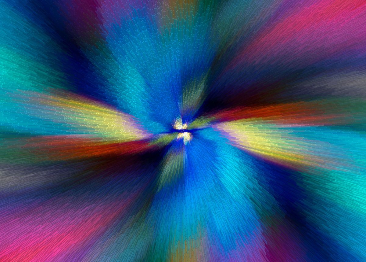 'Abstract Floral Rotation' Poster by Aniebert Ballo | Displate