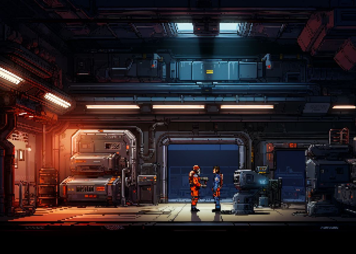 'Arcade Game Pixel Art' Poster, picture, metal print, paint by LVTFCO ...
