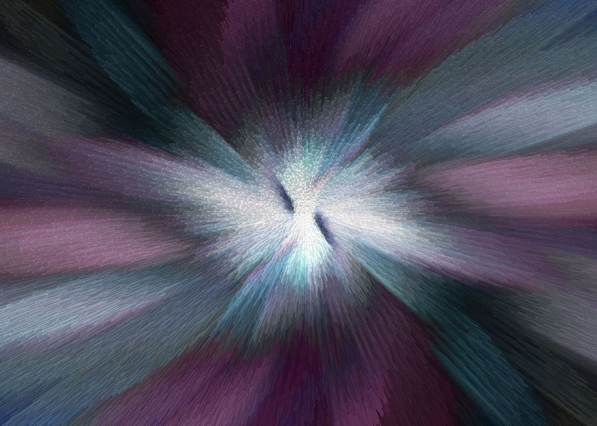 'Abstract Floral Rotation' Poster, picture, metal print, paint by ...